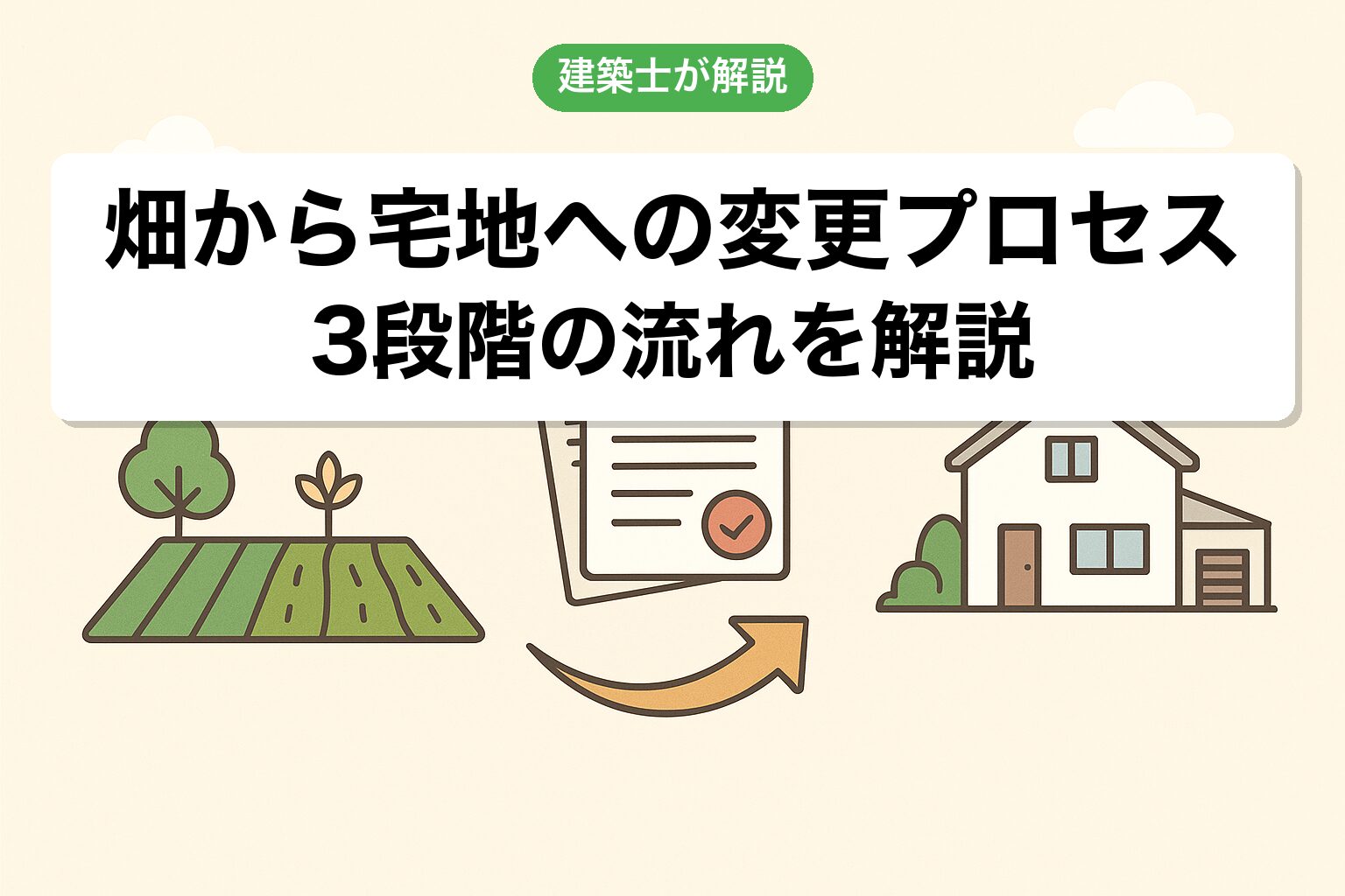 農地を宅地にするには？畑から家を建てる流れ・費用を解説 | 結設計 | 開発に強い1級建築士事務所